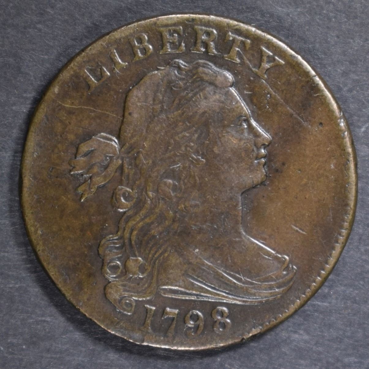 1798 LARGE CENT VF/XF