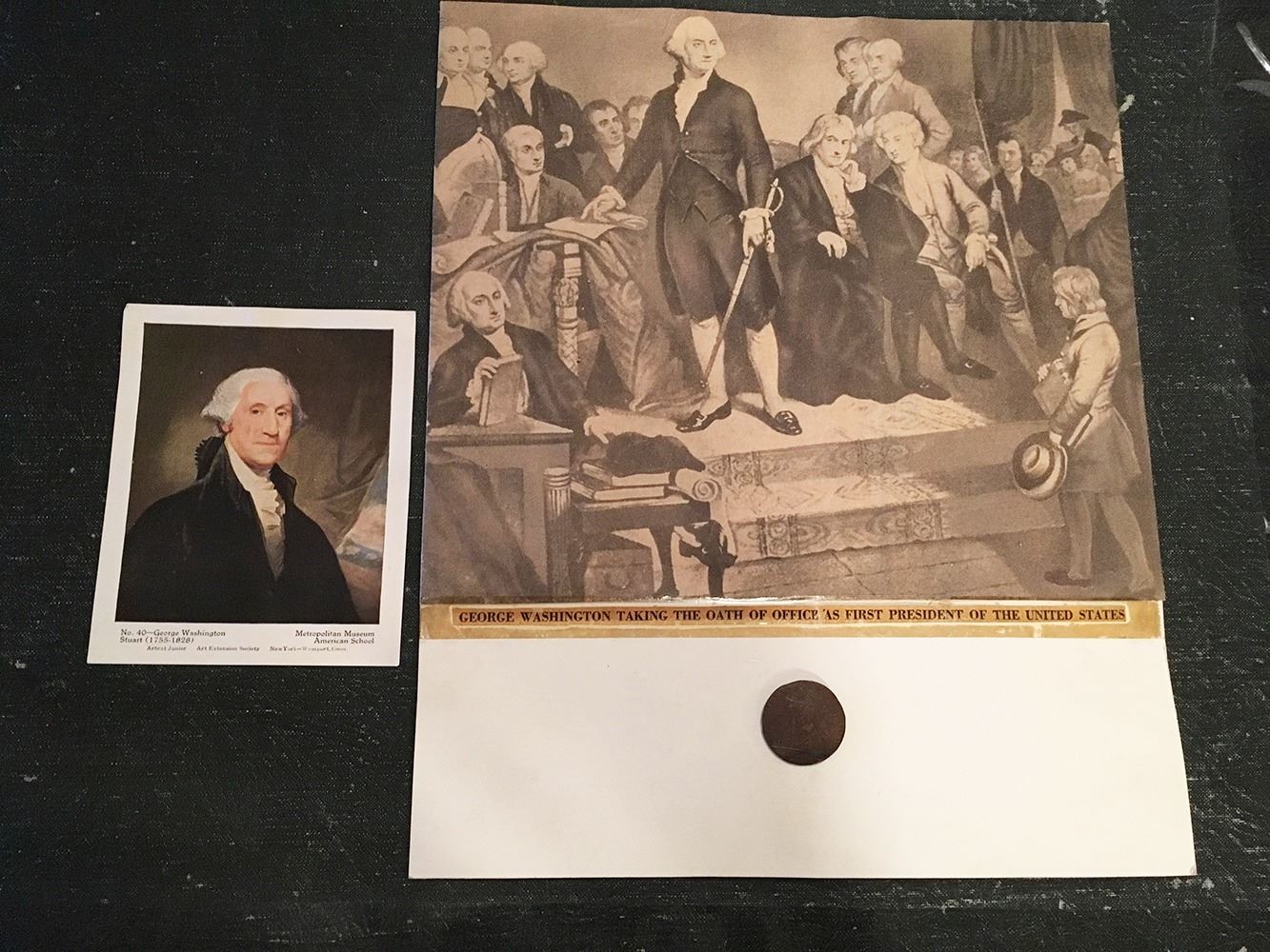 George Washington Inaugural Button - RARE!