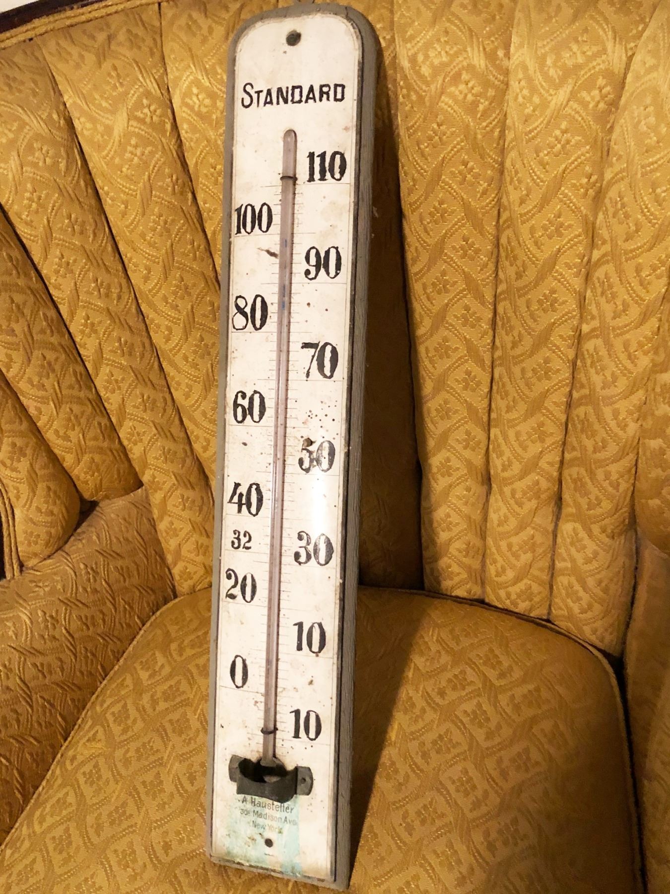 Vintage Standard Oil Thermometer