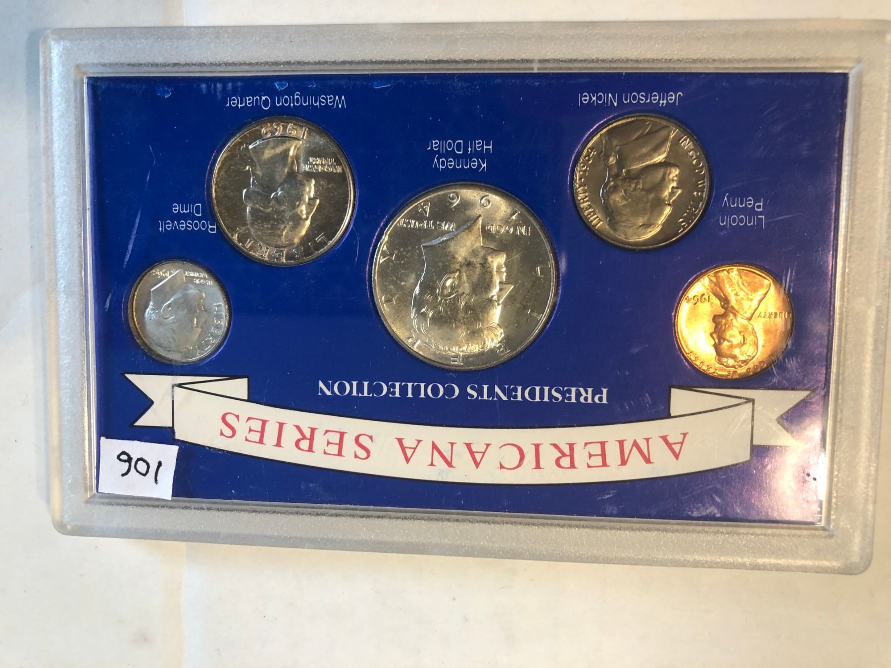 Americana Series Silver US Presidents Coin Collection 1964 Kennedy