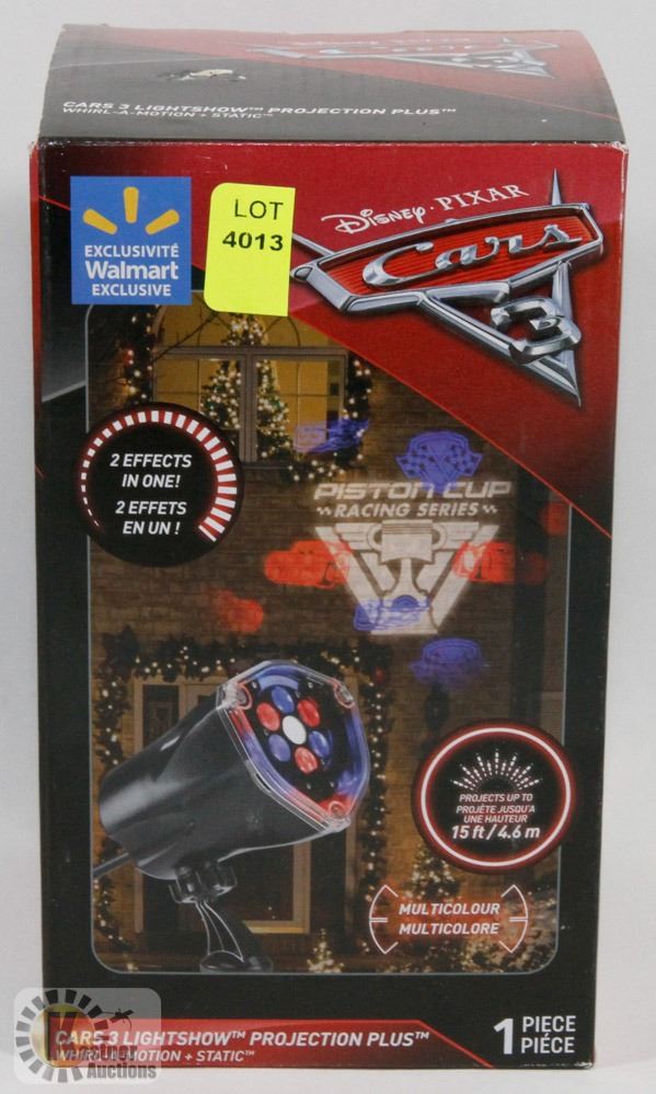 DISNEY CARS 3 LIGHTSHOW PROJECTOR PLUS