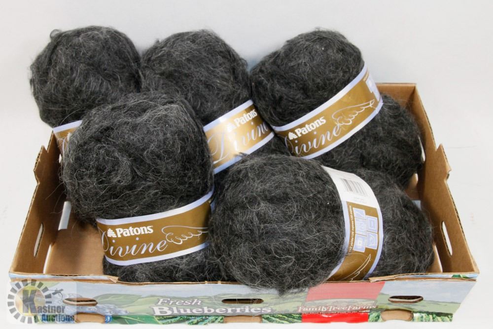 FLAT OF PATONS DIVINE NIGHT SKY YARN
