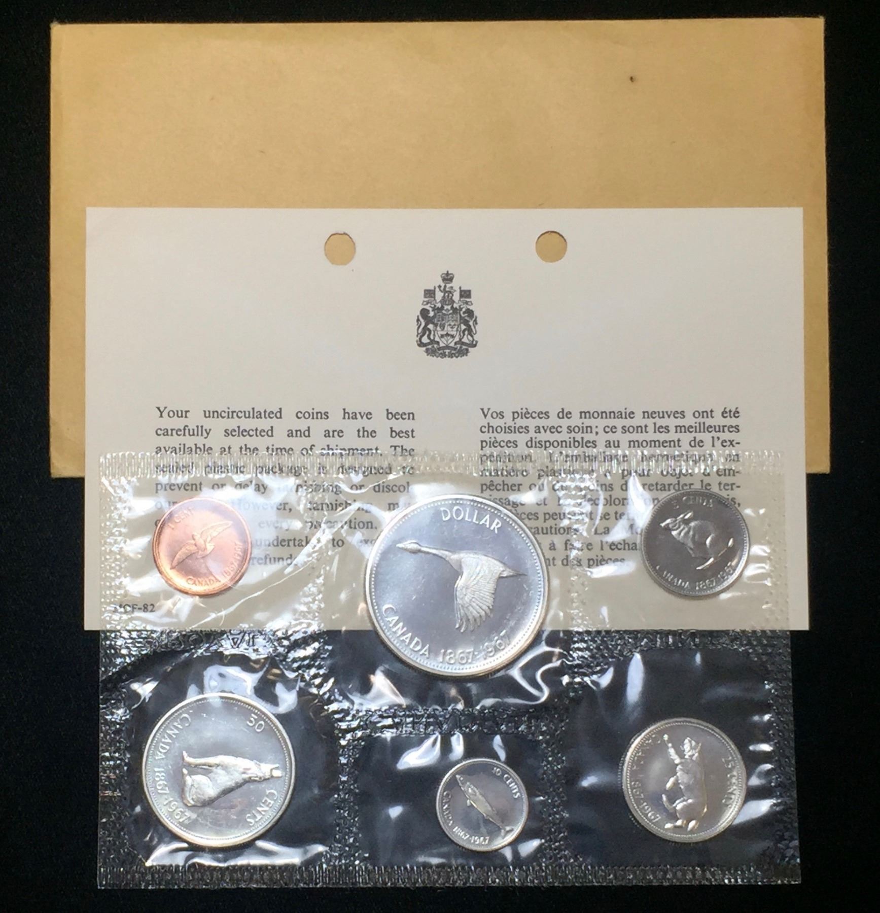 1967 Canada Centennial Silver Proof-Like Uncirculated Set