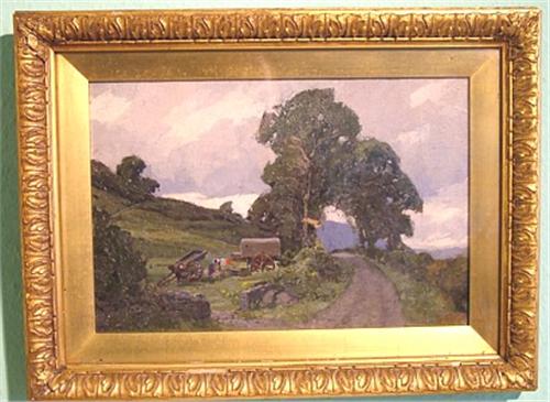 Oil painting, by J. Owen