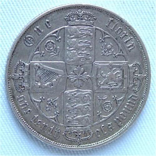 Victoria, 'gothic' florin, 1878