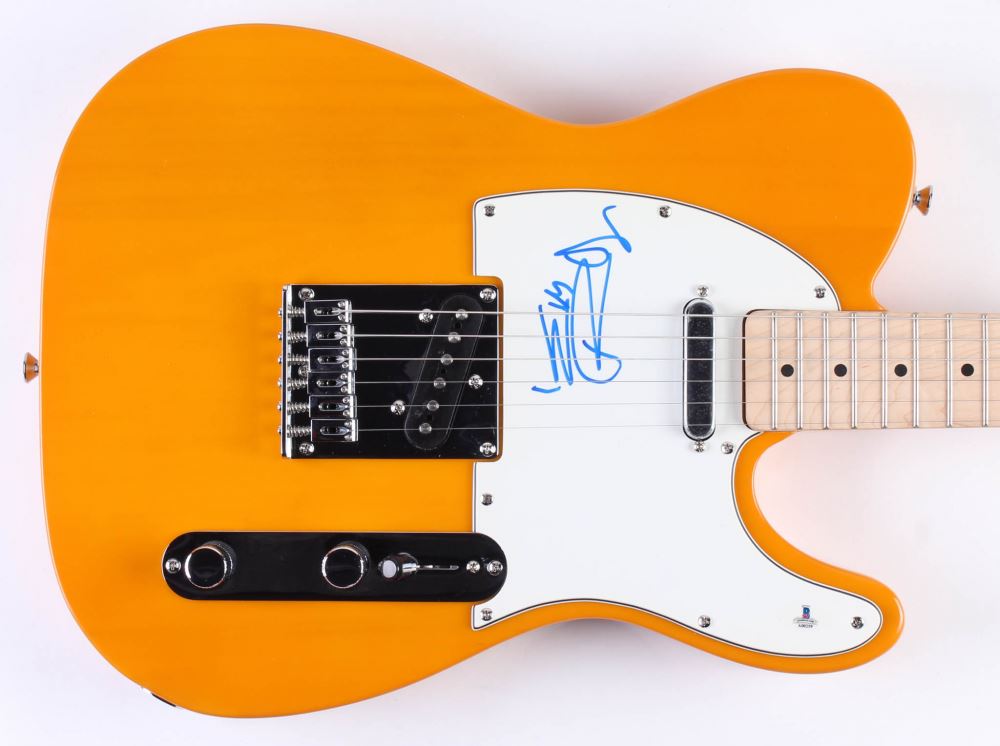 Keith Richards Signed Fender Squier Bullet Electric Guitar (Beckett LOA)