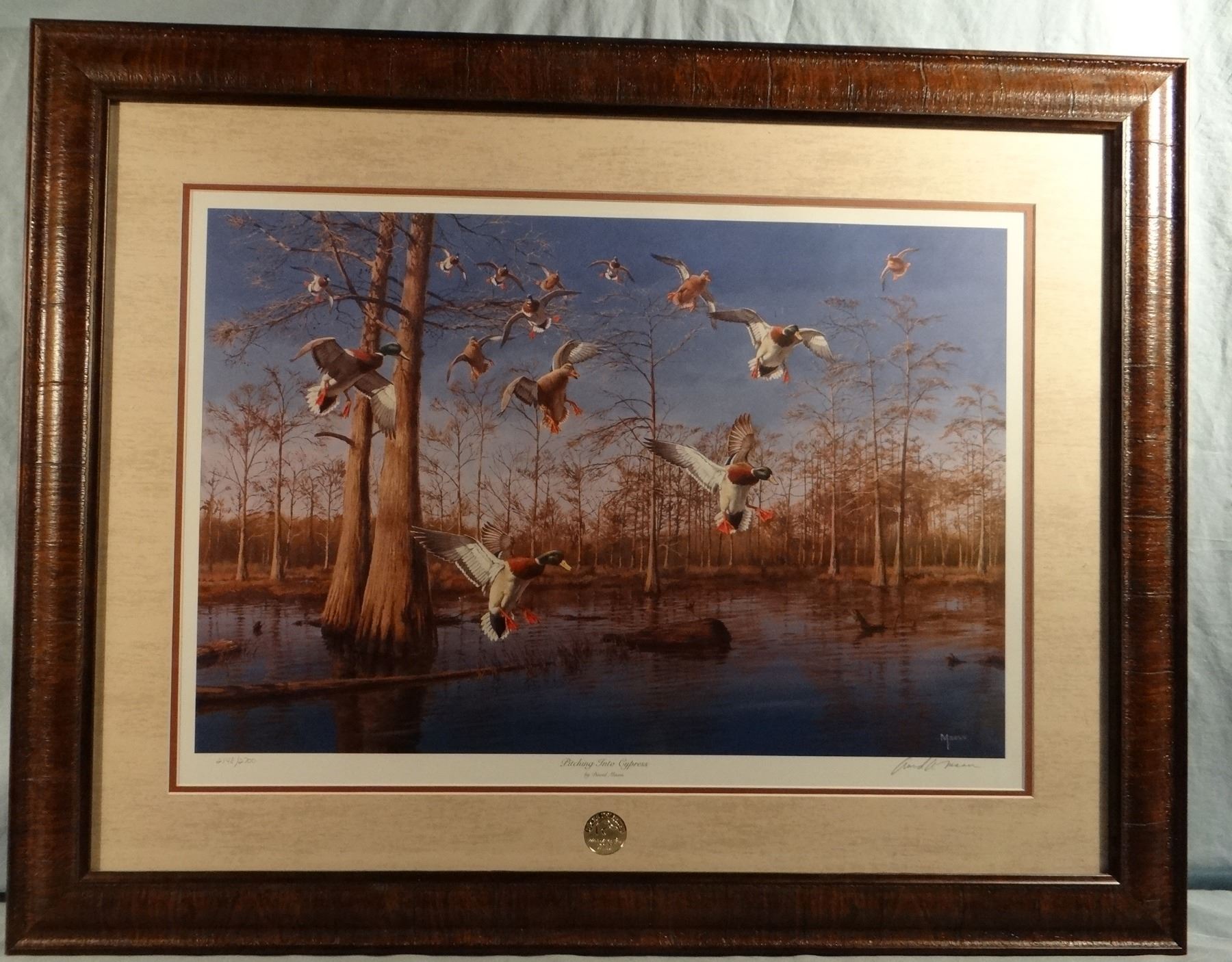 David A. Maass, Pitching Into Cypress, 2148/2700, signed, DU Artist of ...