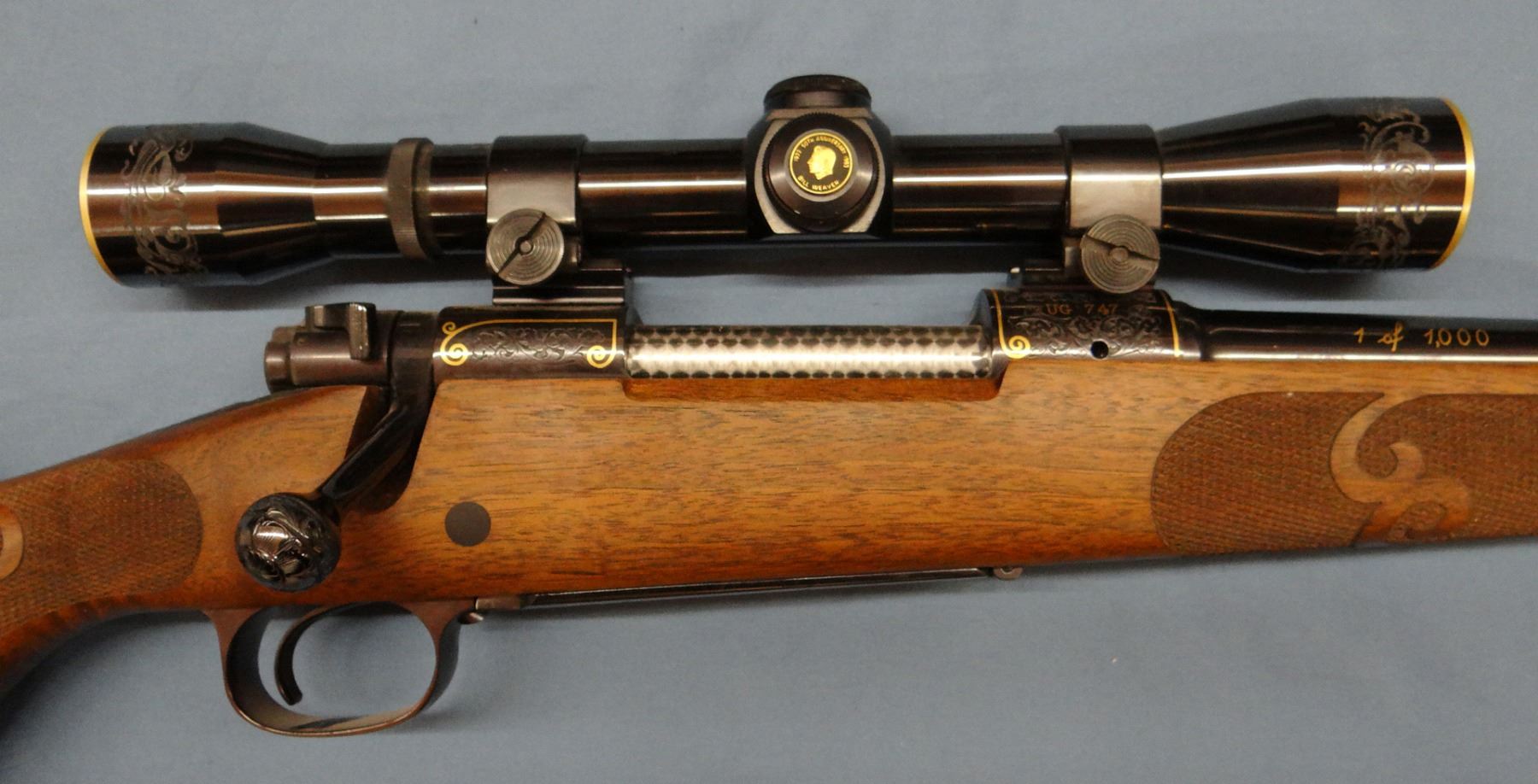 Winchester M70 Ultra Grade, .270 Win., post 64, fancy engraving, #1 of ...