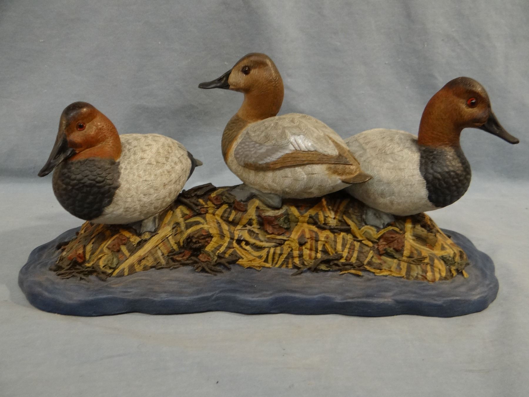 Saskathewan Standers, resin decoys, by Randy Tull, 6" h x 14" w