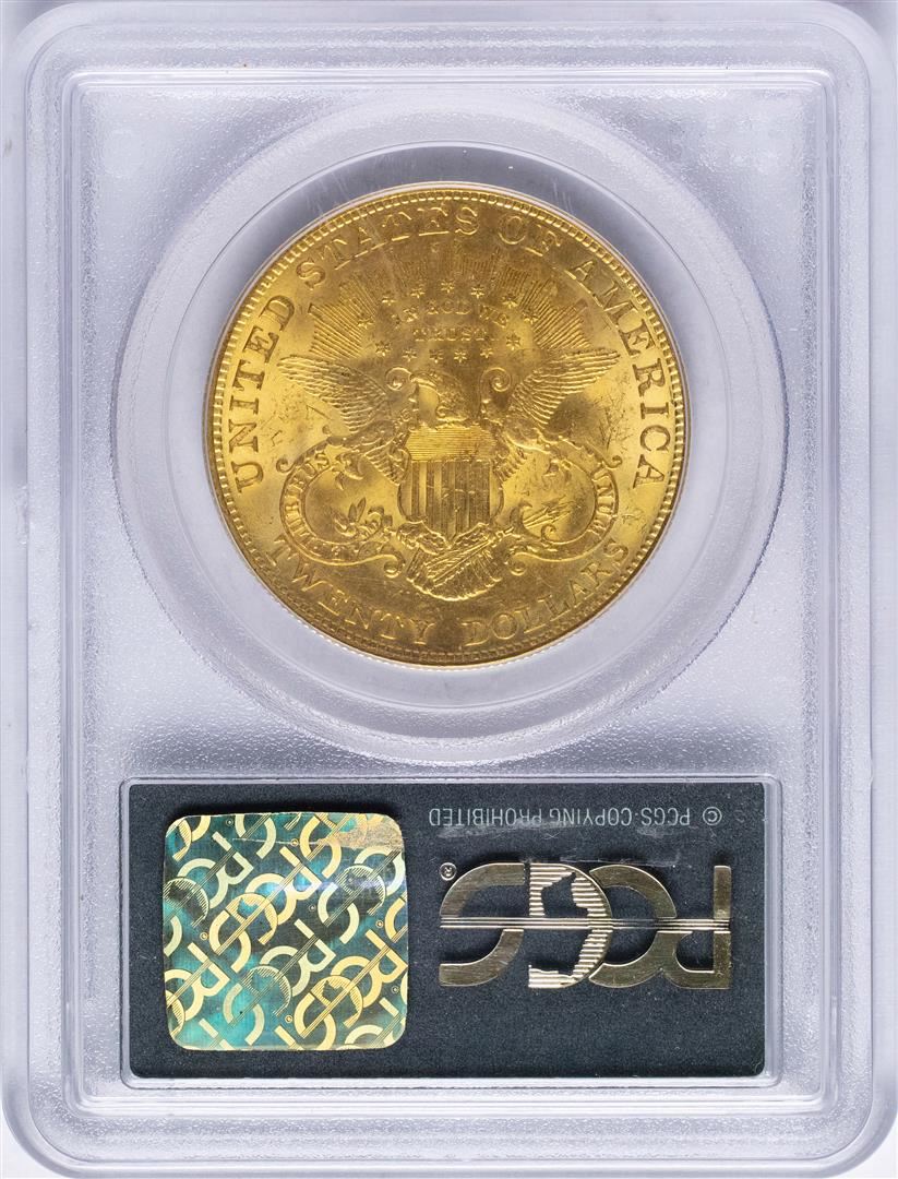 1904 $20 Liberty Head Double Eagle Gold Coin PCGS MS62