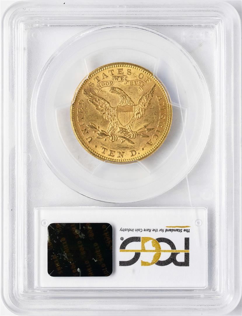 1881 $10 Liberty Head Eagle Gold Coin PCGS MS61