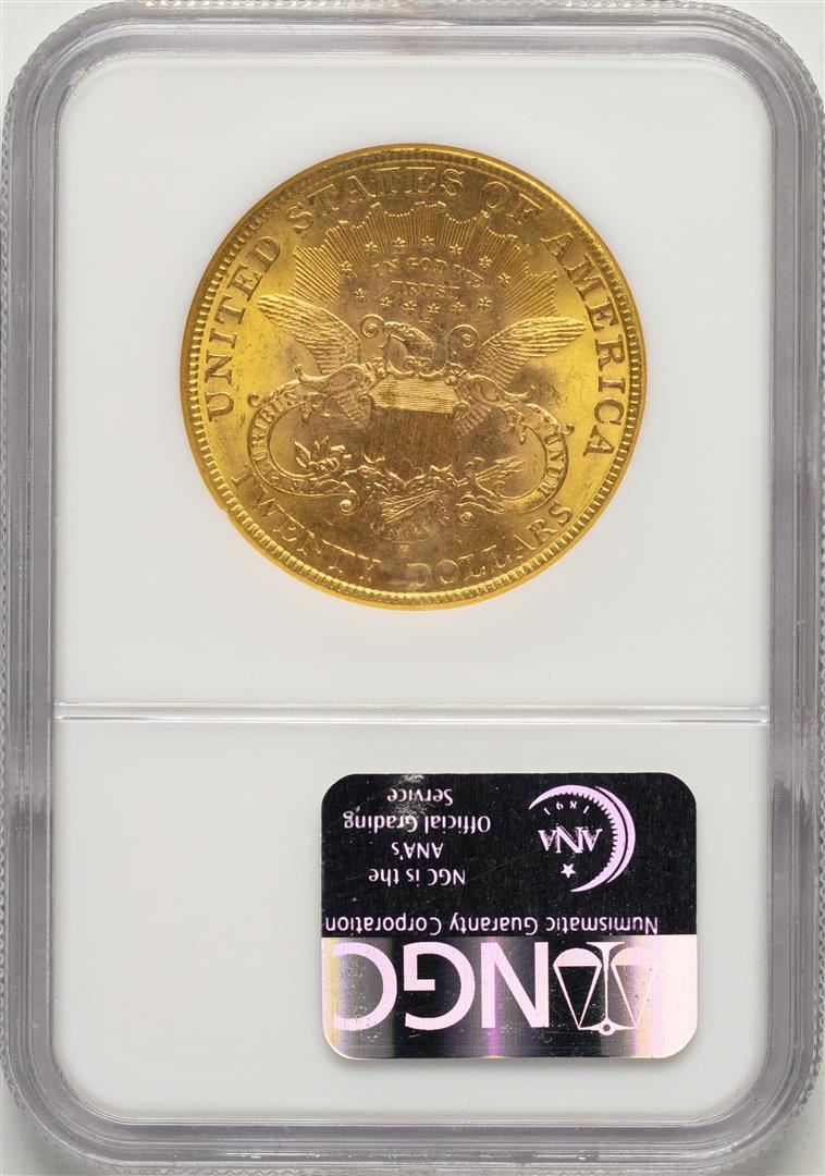 1897-S $20 Liberty Head Double Eagle Gold Coin NGC MS62