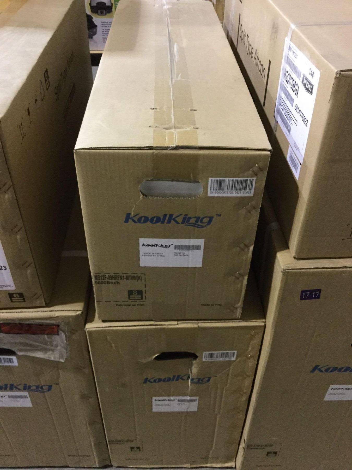 LOT OF 2 - Kool King 9000 Btu Indoor AirconUnit and Kool King 9000 Btu ...