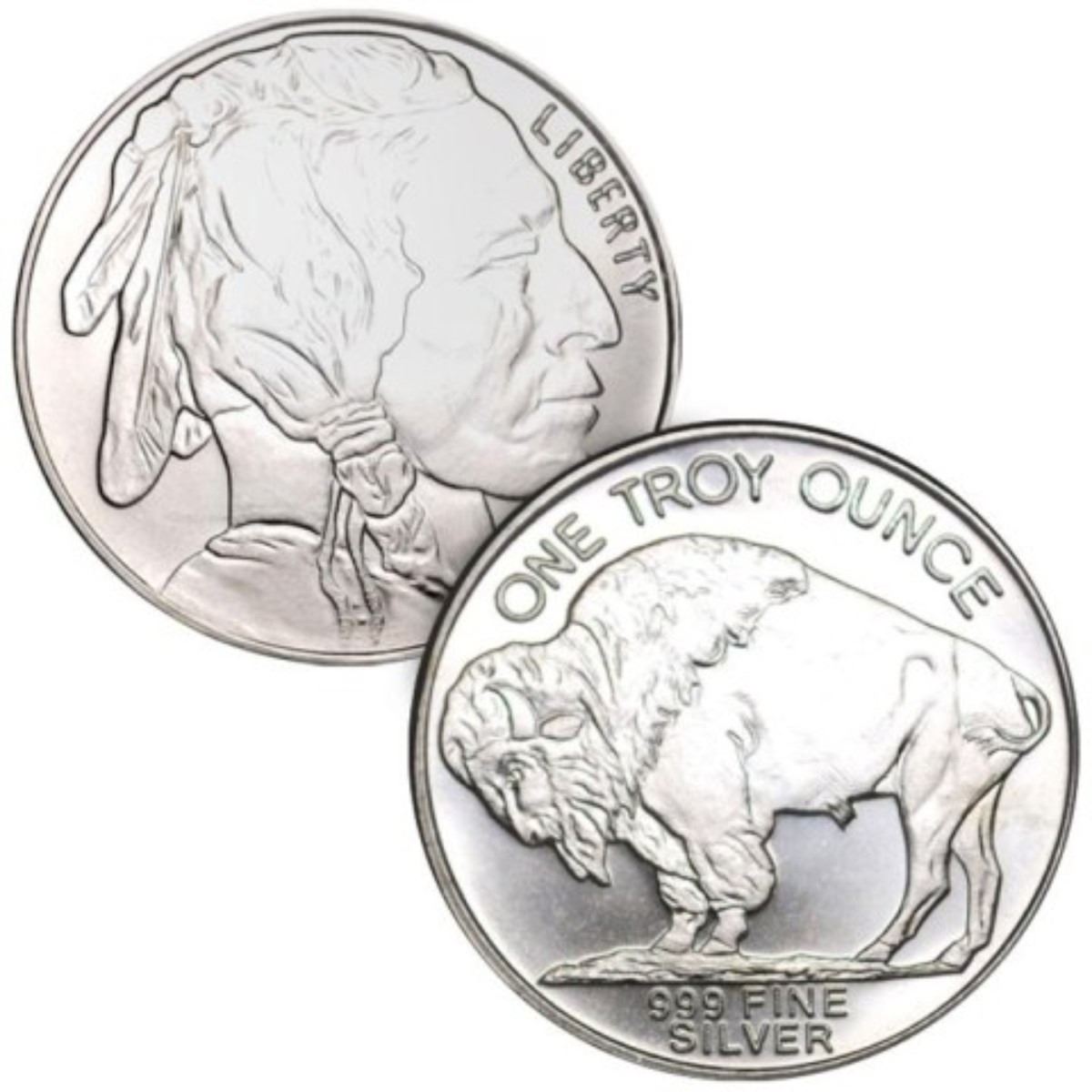 1 oz. Silver Buffalo Round -.999 Pure