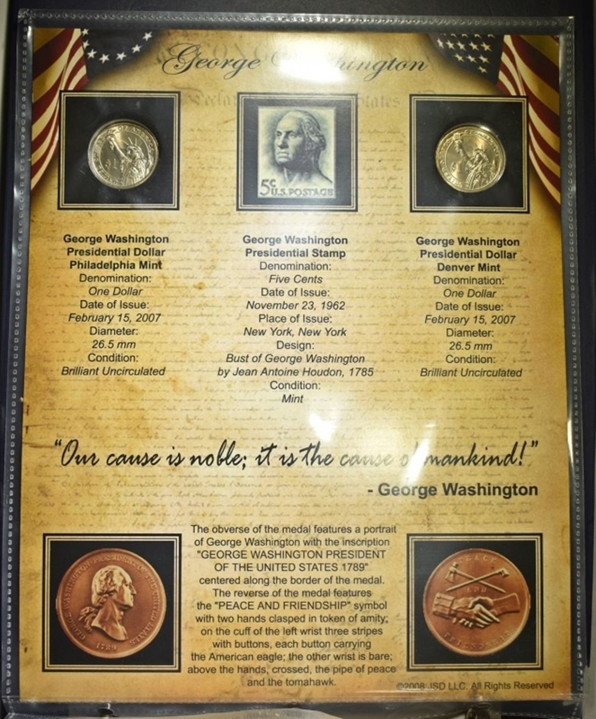 PRESIDENTIAL DOLLAR & STAMP COLLECTION