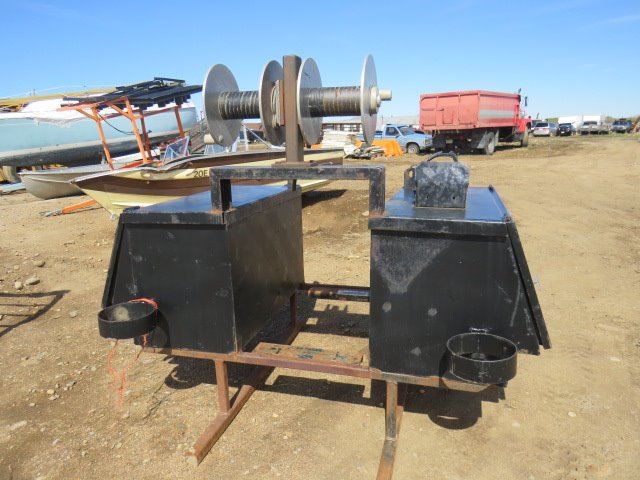 PORTABLE TRUCK WELDING BOX (COMPLETE WITH REELS AND TWO TOOL BOXES)