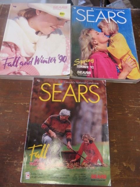 LOT OF SEARS CATALOGS (1990 FALL & WINTER) *1992 SPRING & SUMMER* (1993 ...