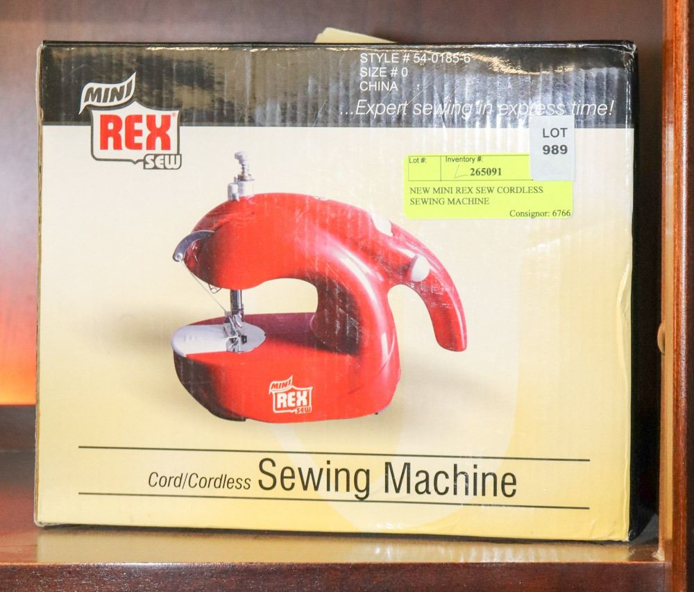 NEW MINI REX SEW CORDLESS SEWING MACHINE