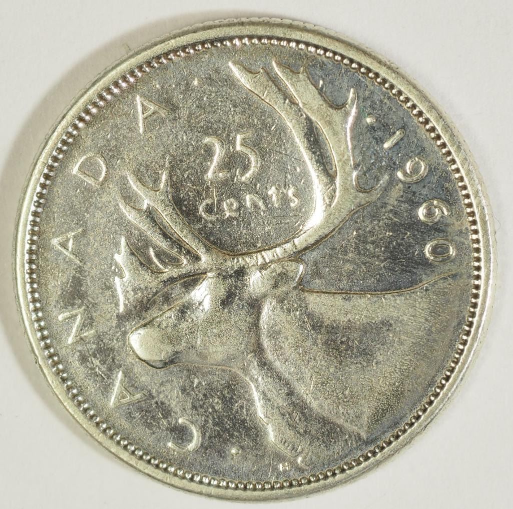 $60, Canadian Silver Coin (Quarter App 5.8g). Retail $60