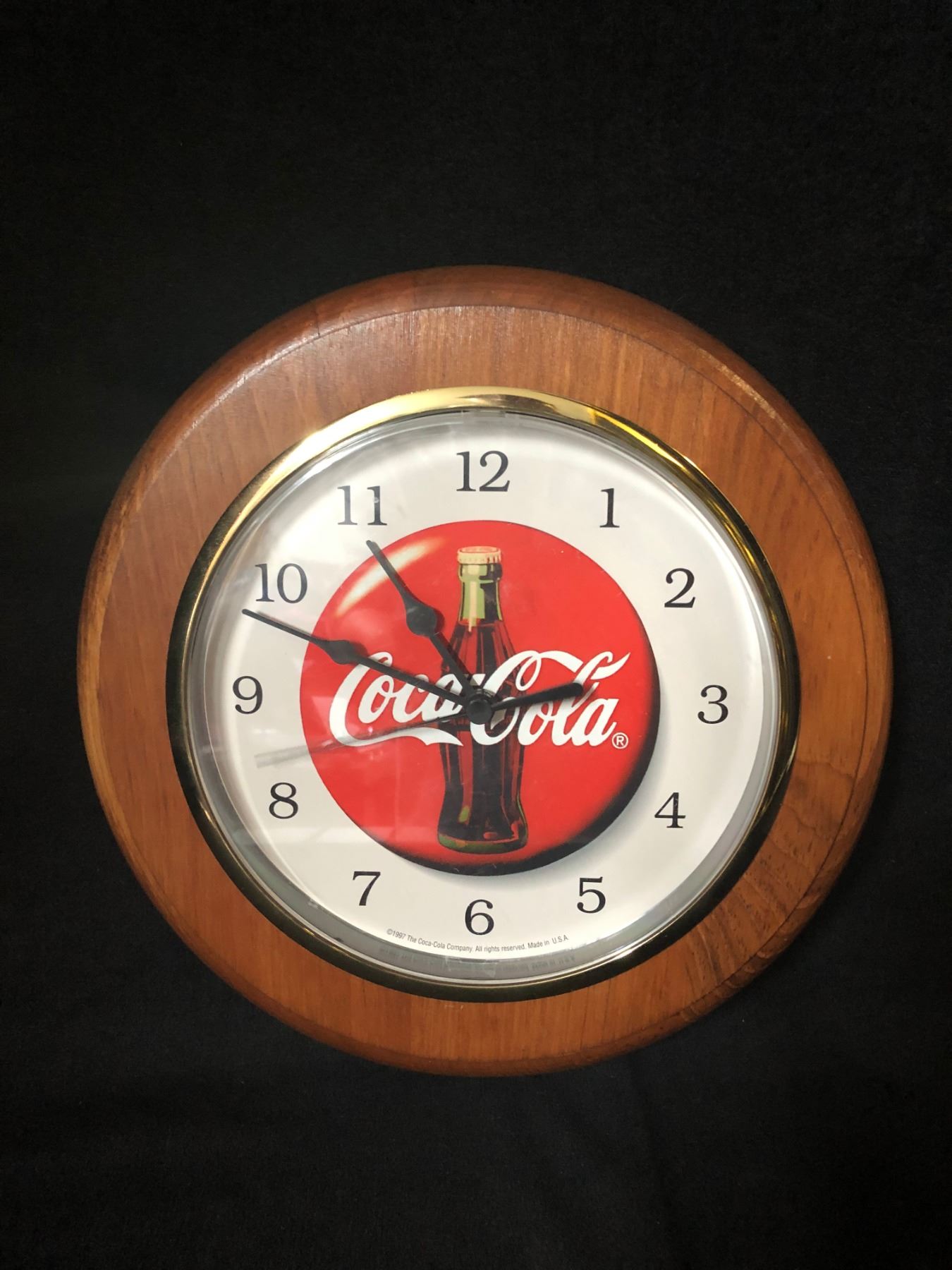COLLECTIBLE COCA COLA WALL CLOCK