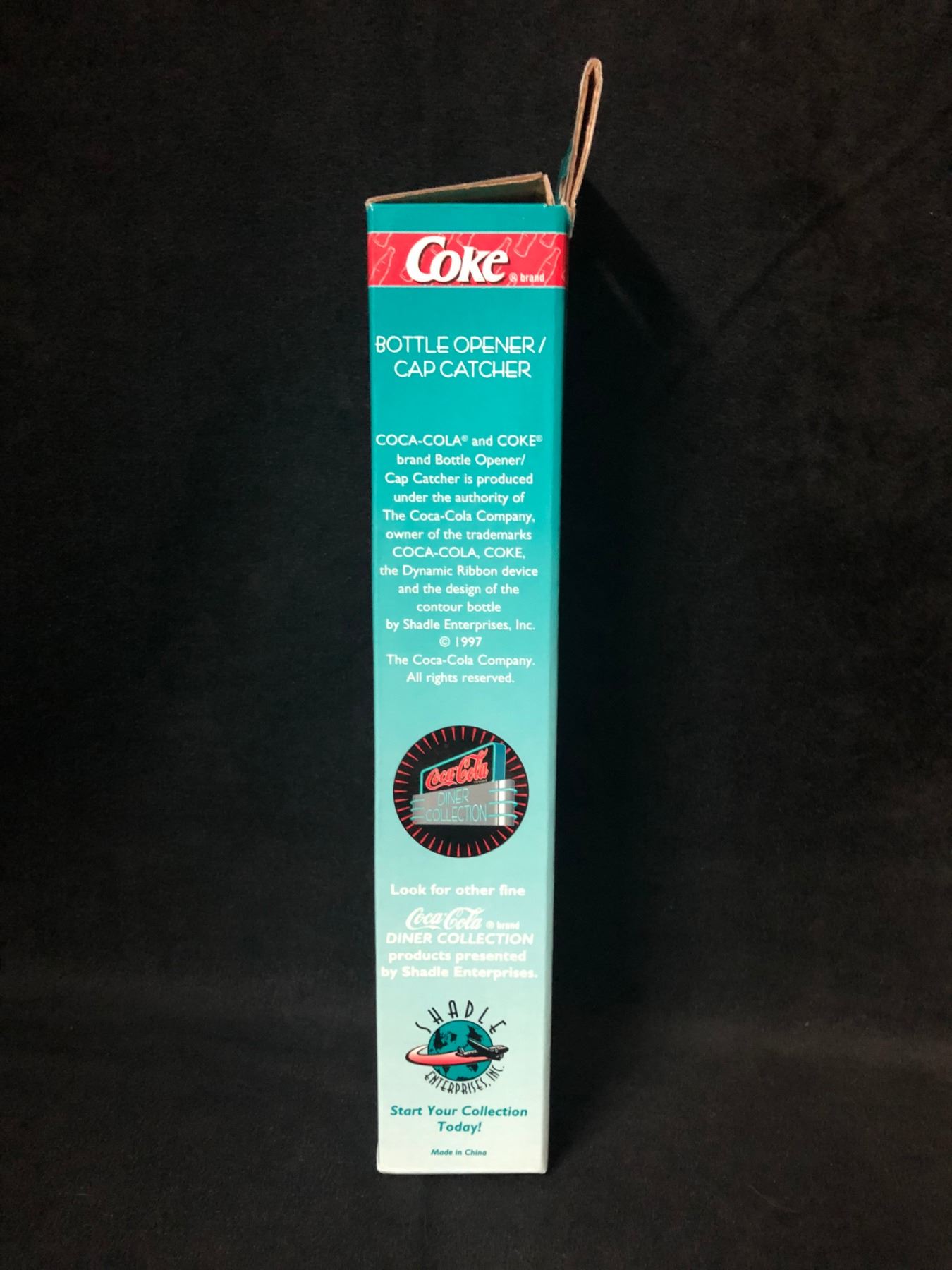 COCA COLA BOTTLE OPENER/ CAP CATCHER