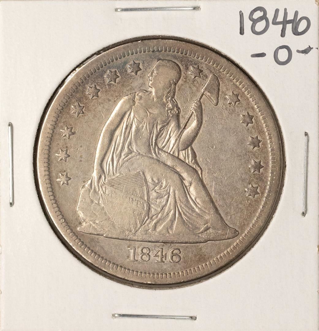 1846-O $1 Seated Liberty Silver Dollar Coin