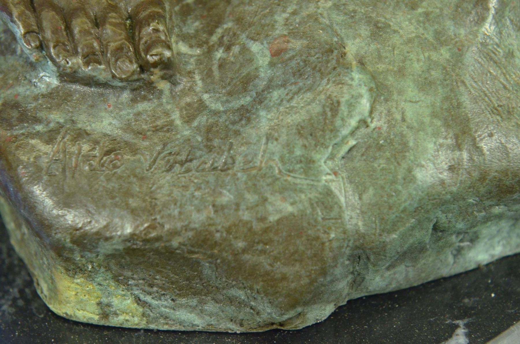 HERCULES & CERYNEIAN HIND Mythological Greek Bronze Sculpture 18" x 17"