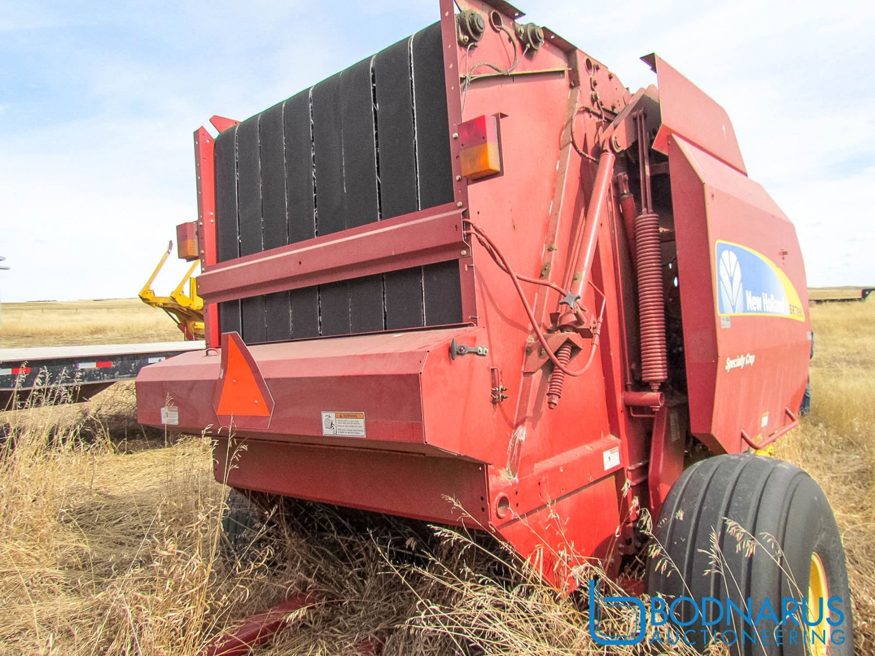 2013 New Holland Br7090 Round Baler Net Wrap Bodnarus Auctioneering