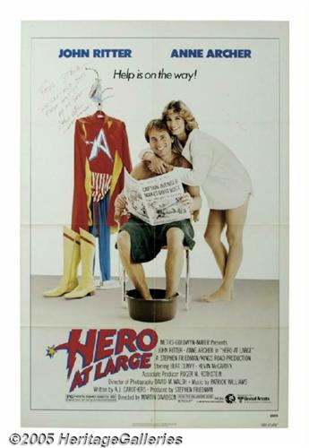 John Ritter Signed Poster. This lot features a po