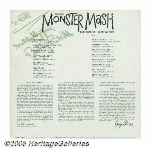 Bobby (Boris) Pickett "The Original Monster Mash"