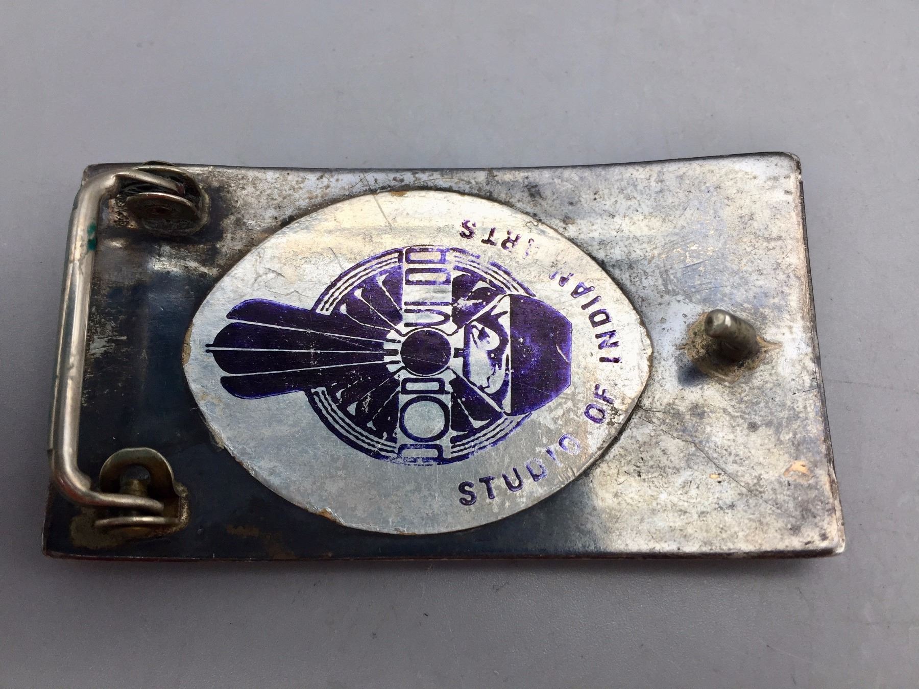 Vintage Sterling Silver Belt Buckle