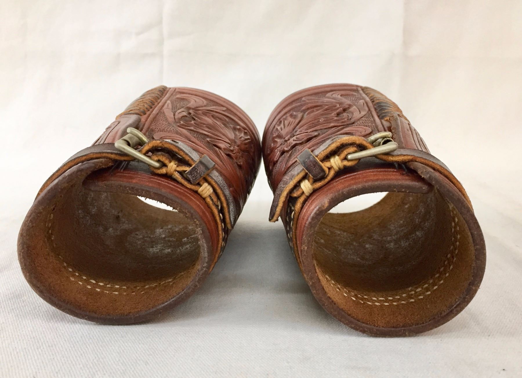 Like New Leather Cowboy Wrist Cuffs