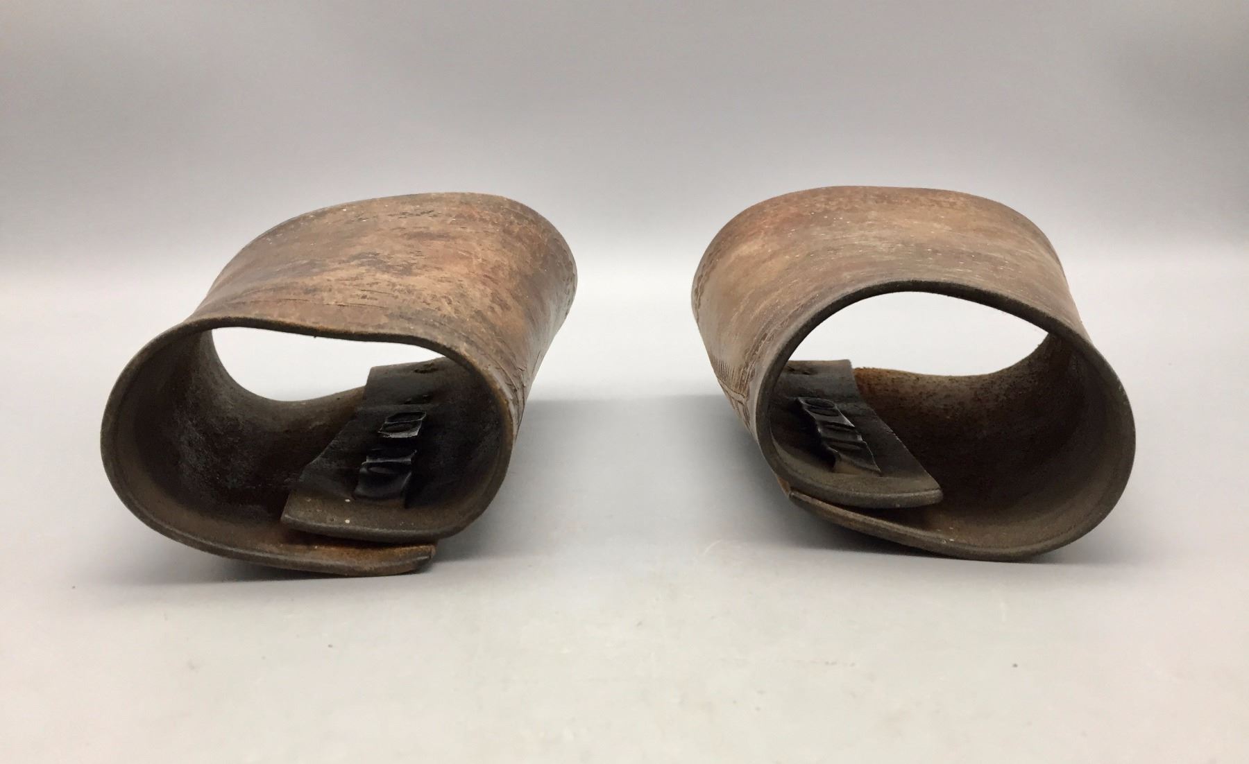 Antique Leather Cowboy Wrist Cuffs