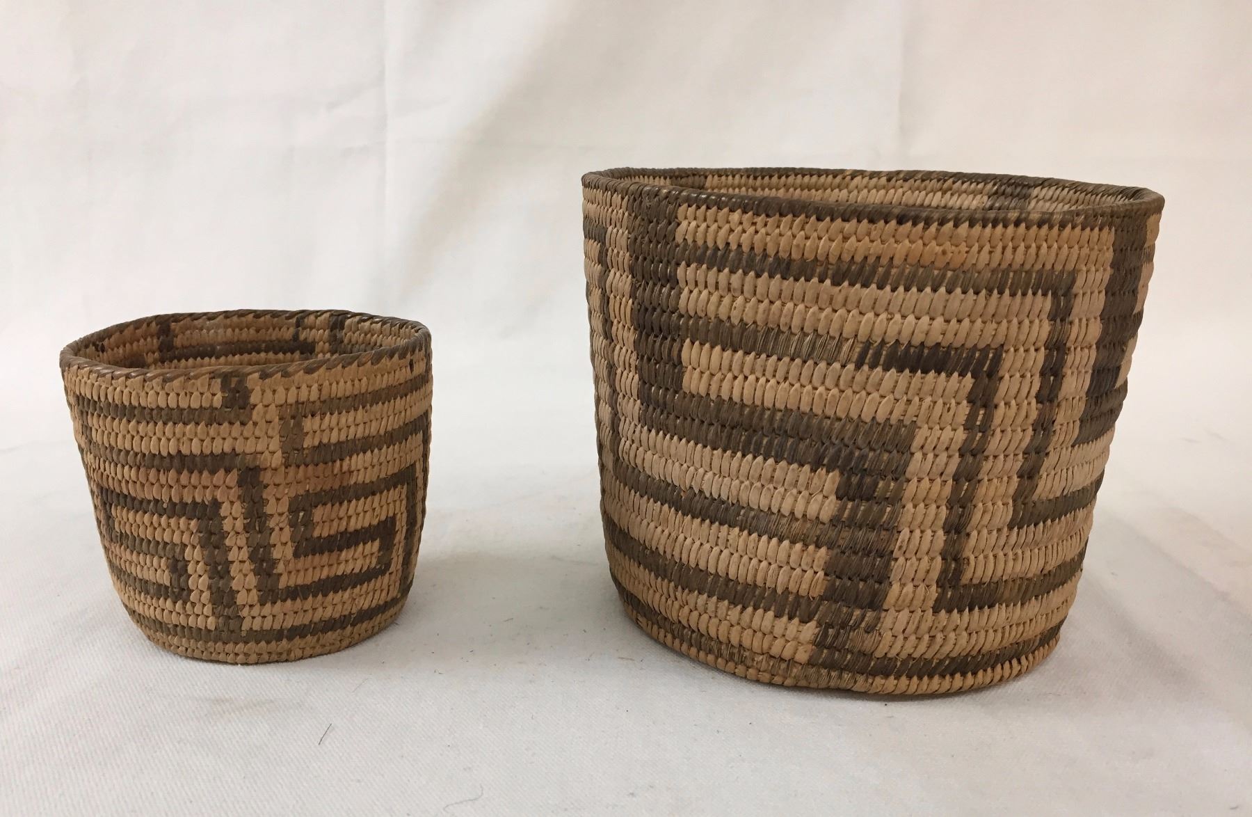 Pair of Antique Pima Baskets