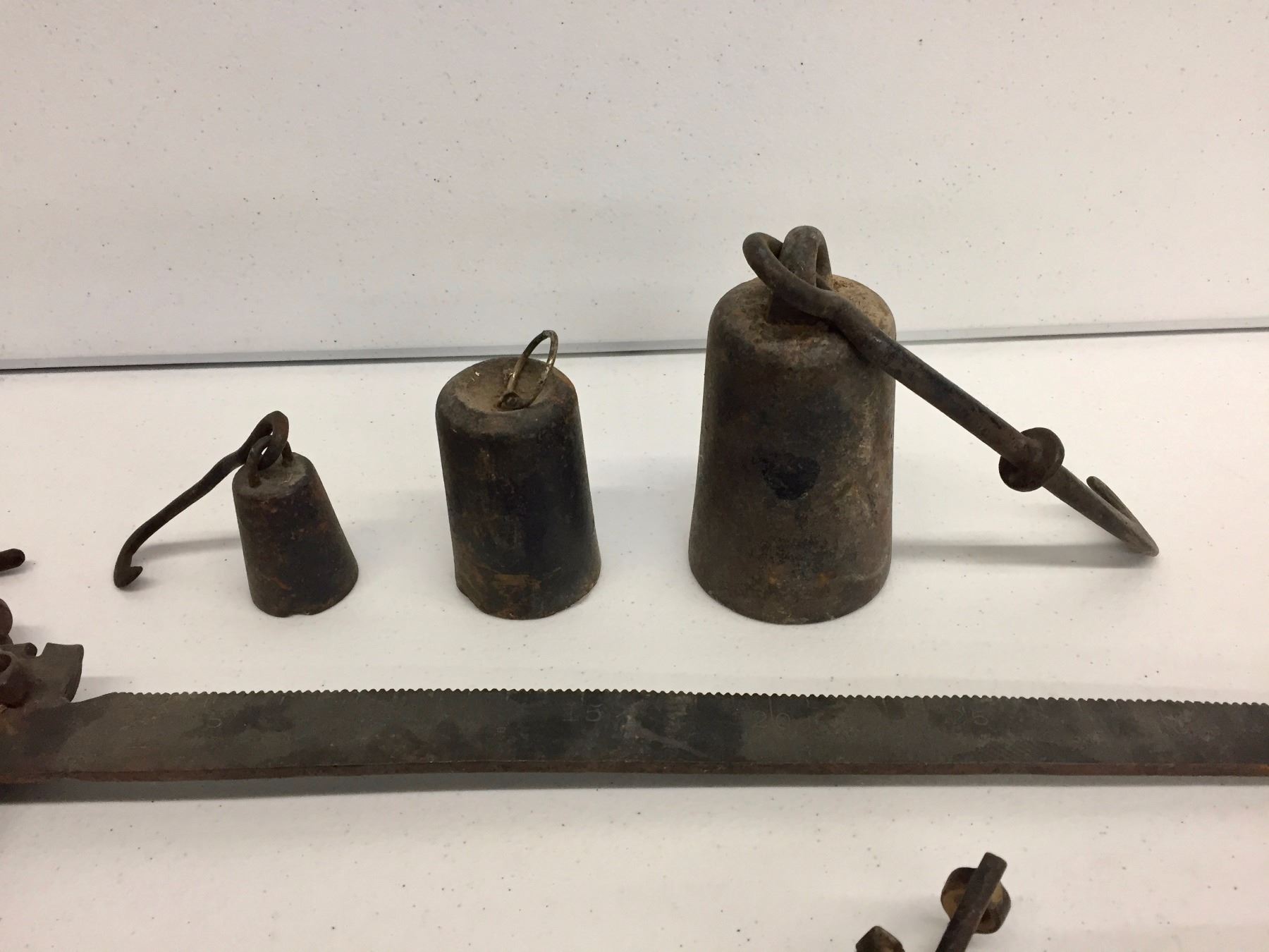 Antique Cotton Scales and Weights