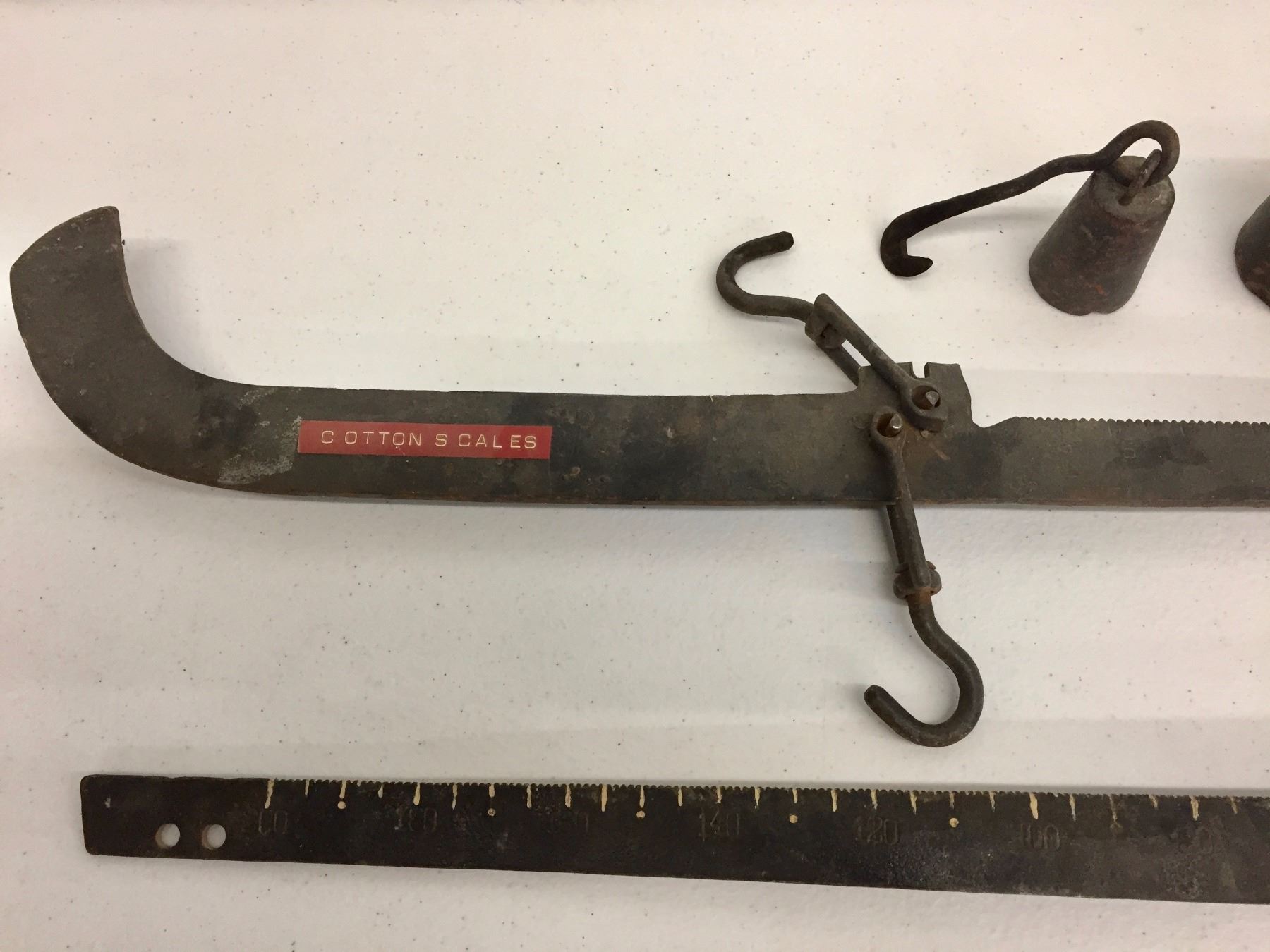 Antique Cotton Scales and Weights