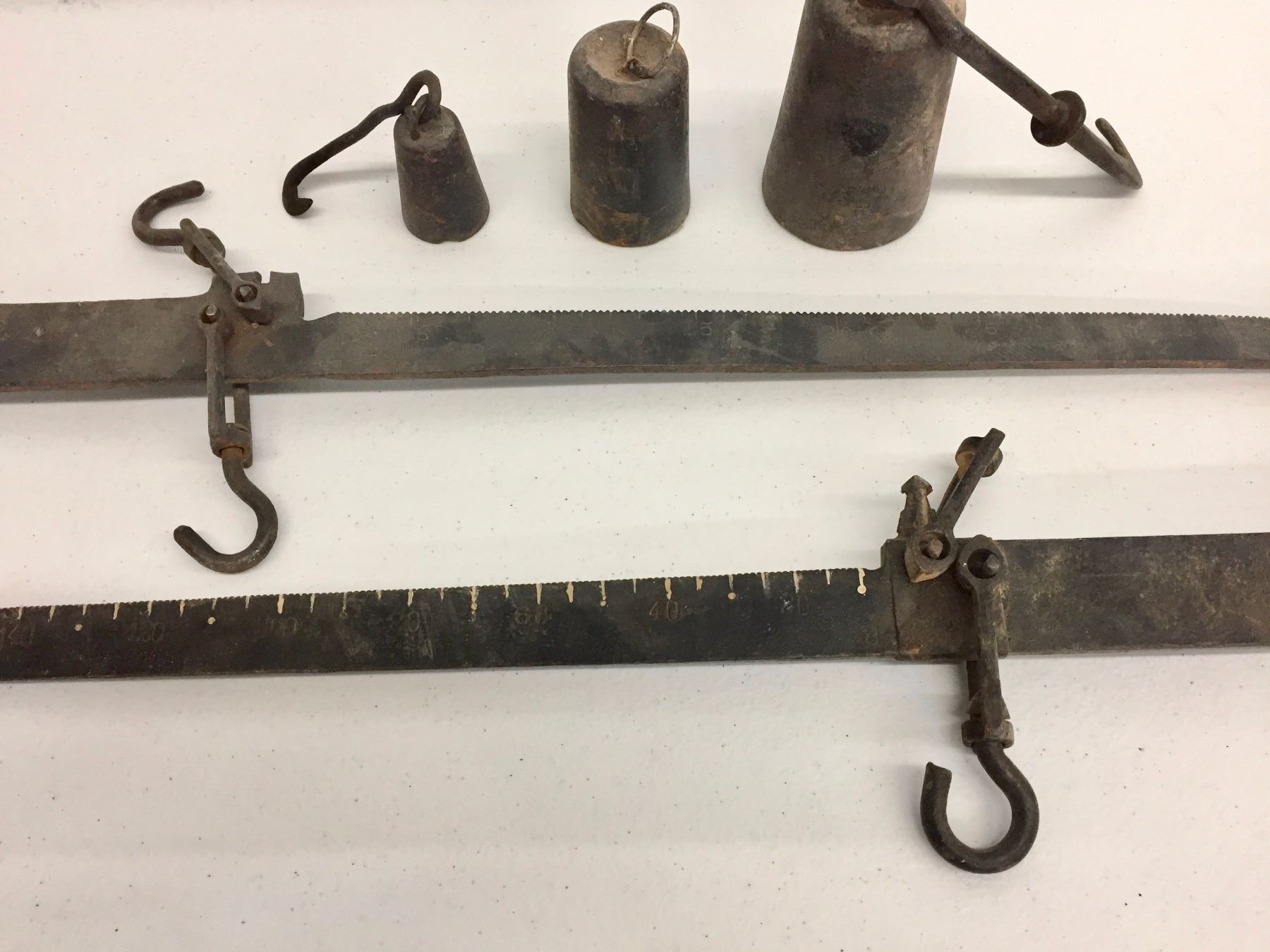 Antique Cotton Scales and Weights