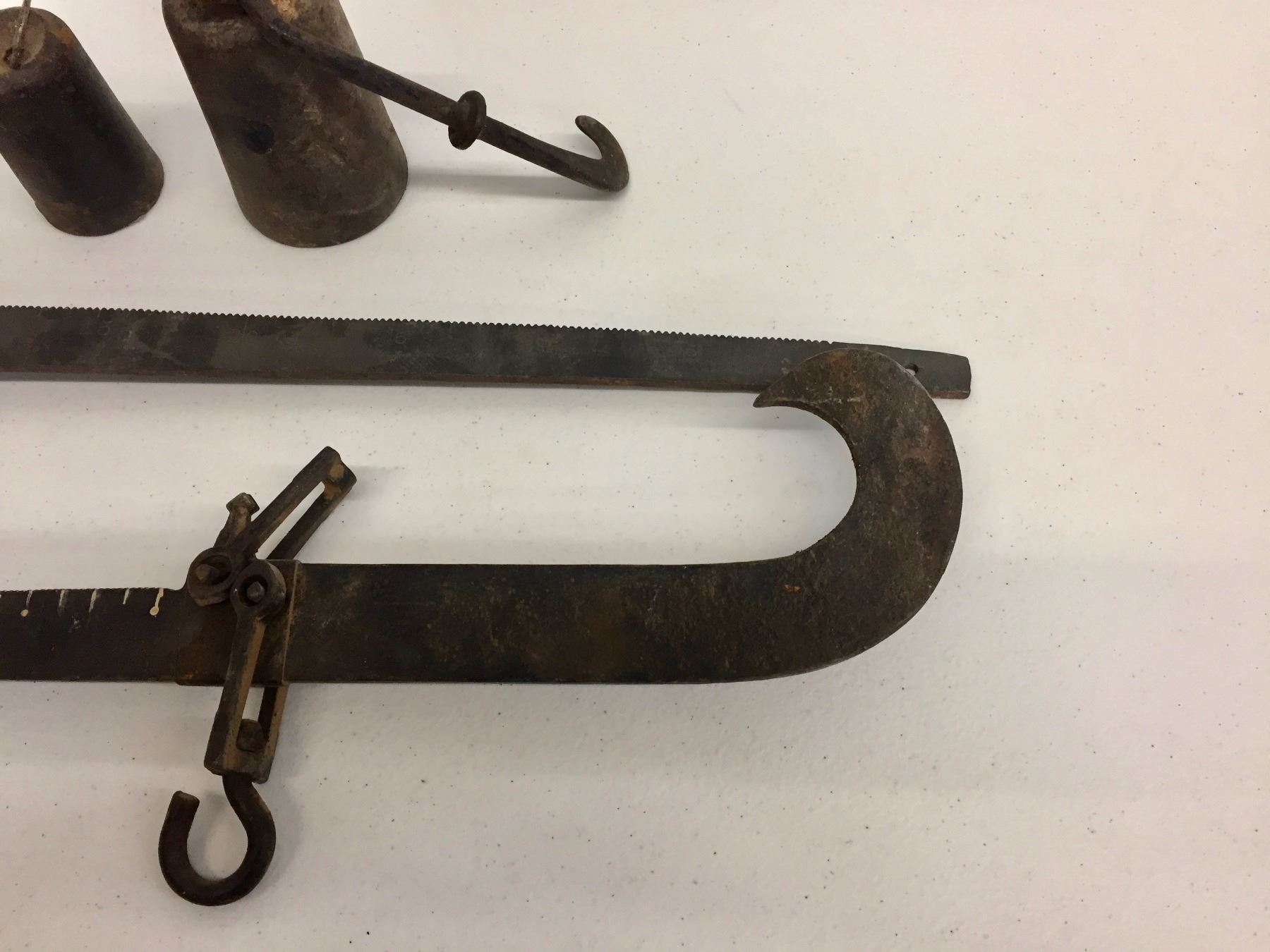 Antique Cotton Scales and Weights