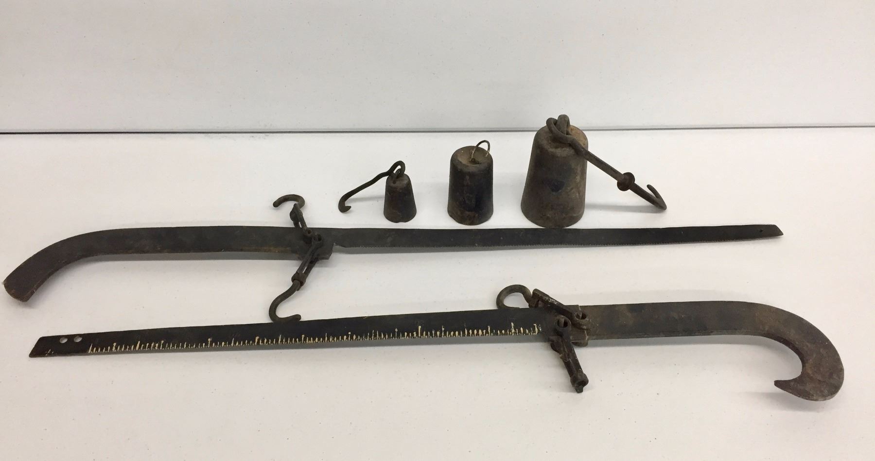 Antique Cotton Scales and Weights