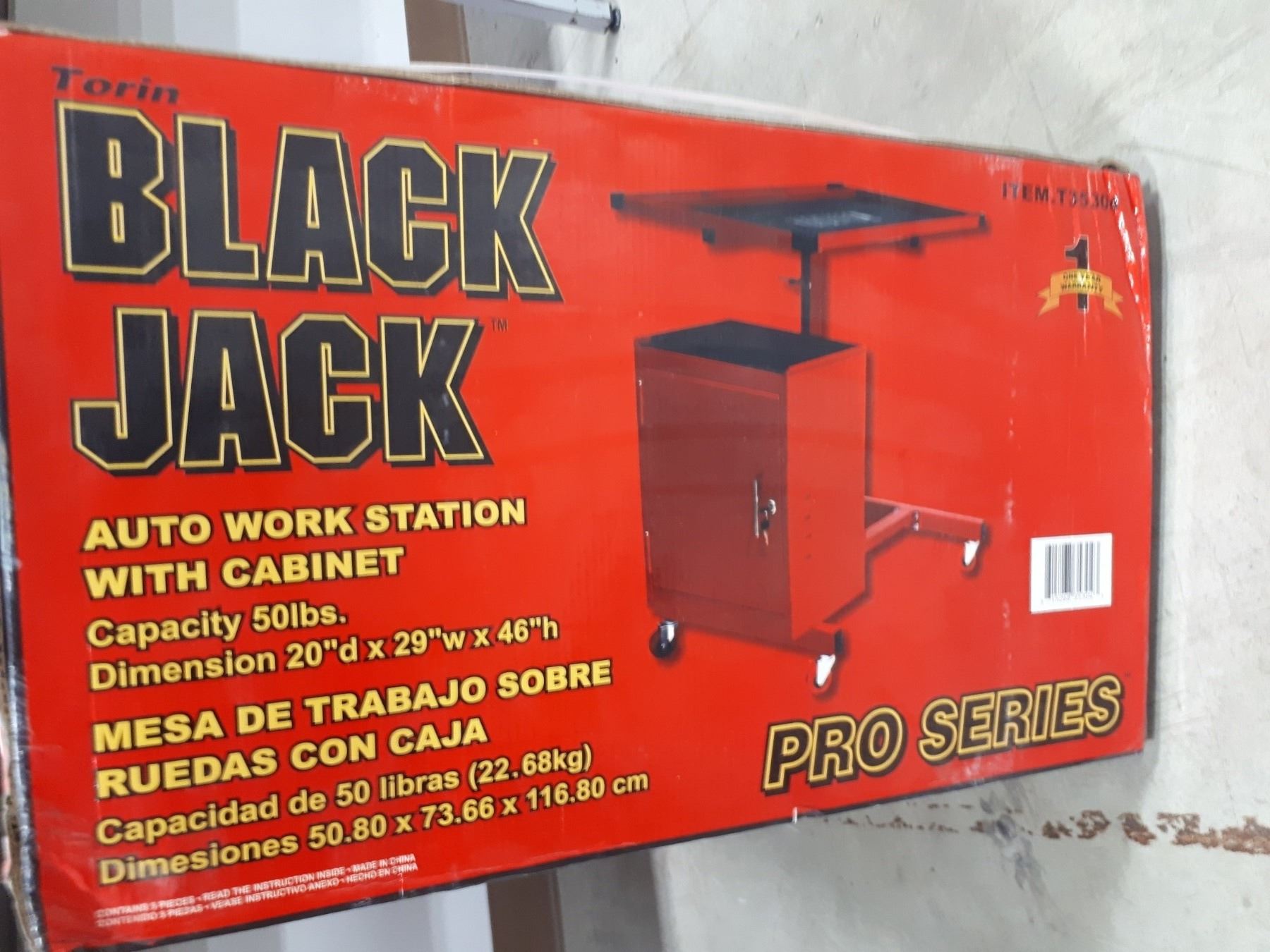 BLACK JACK 2 DRAWER AUTO WORK STATION WITH CABINET *BNIB