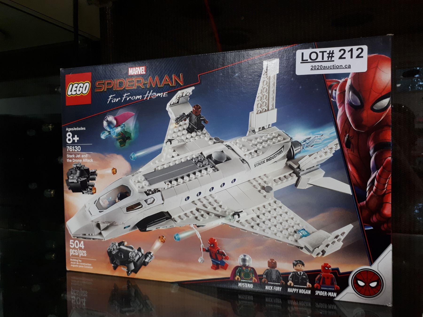 LEGO SPIDERMAN FAR FROM HOME STARK JET AND DRONE ATTACK