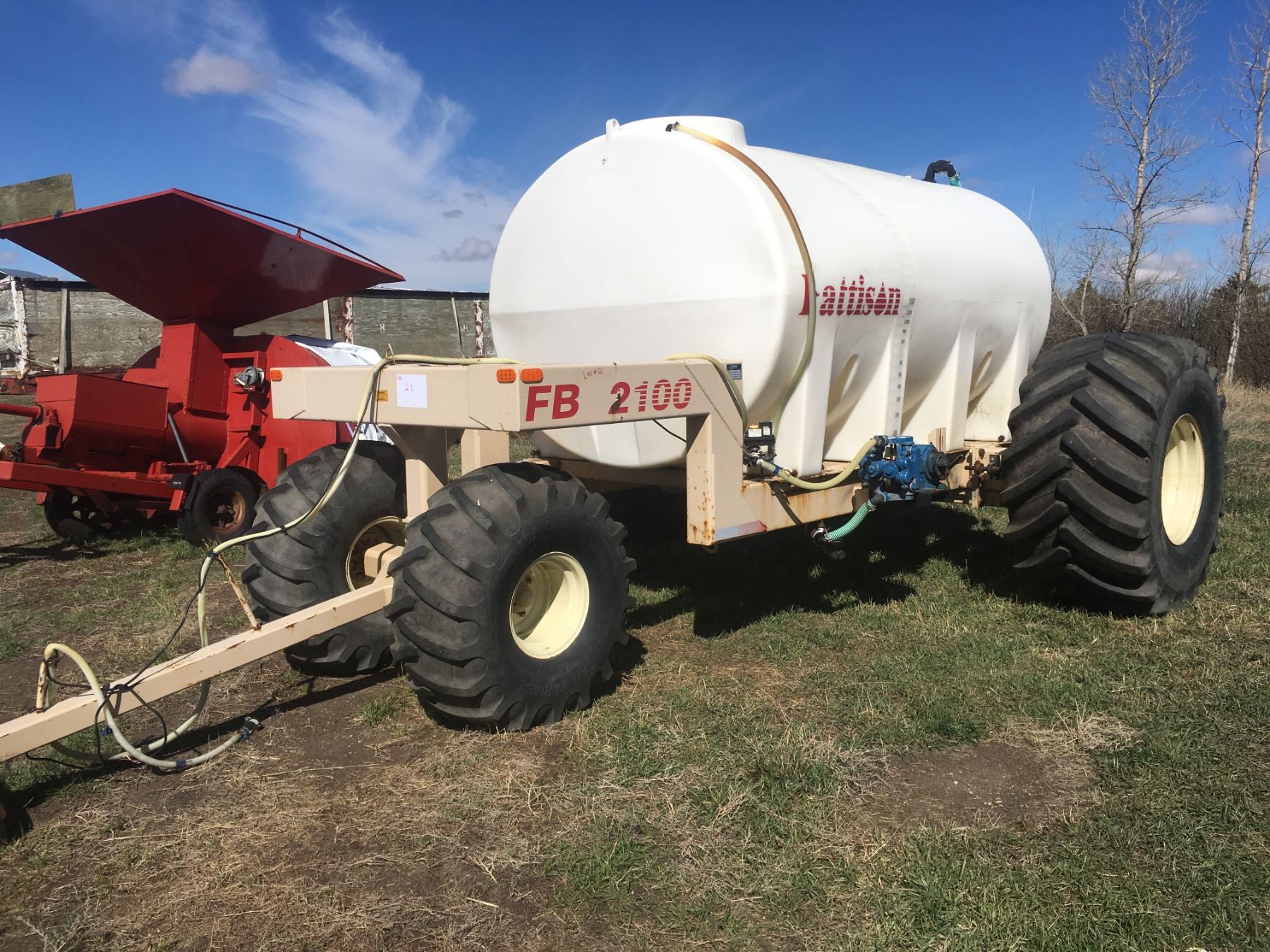 Pattison FB2100 Liquid Cart, VIN FB09210009