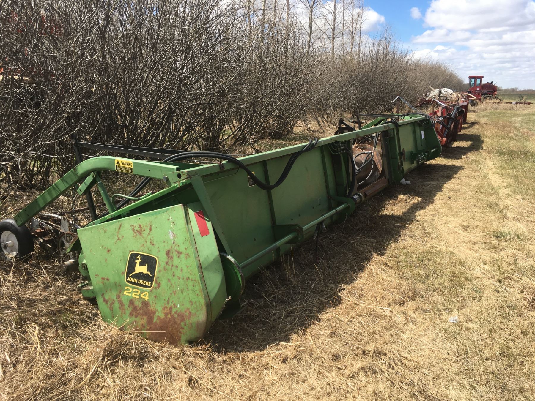John Deere 224 Pickup Header, SN 488567