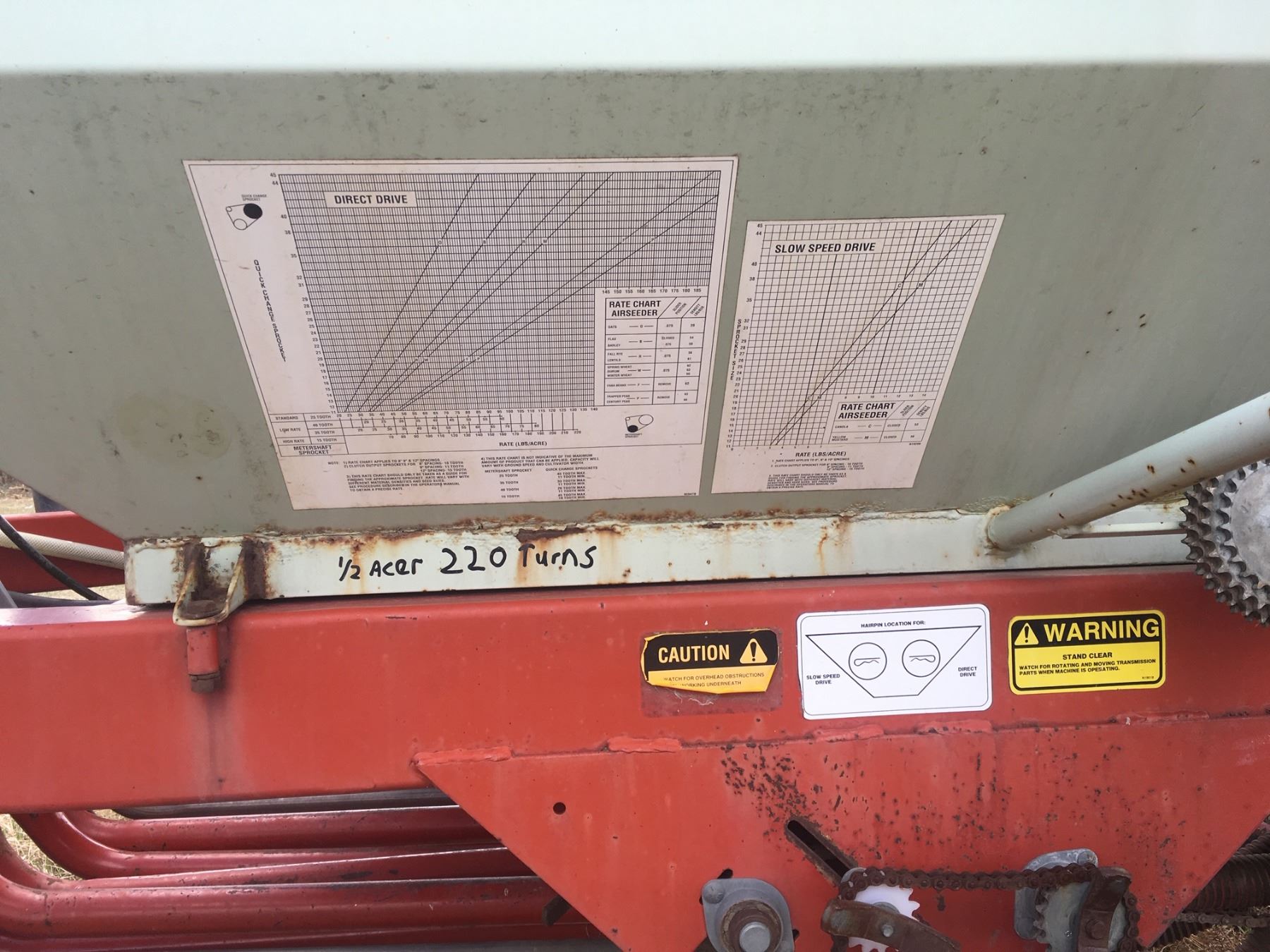 Morris 6180 Seed Cart, SN 6221