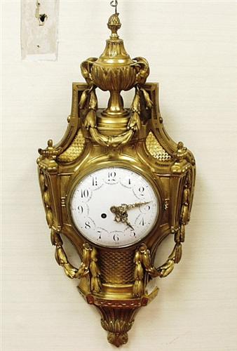 A fine antique French Louis XVI style bronze cart