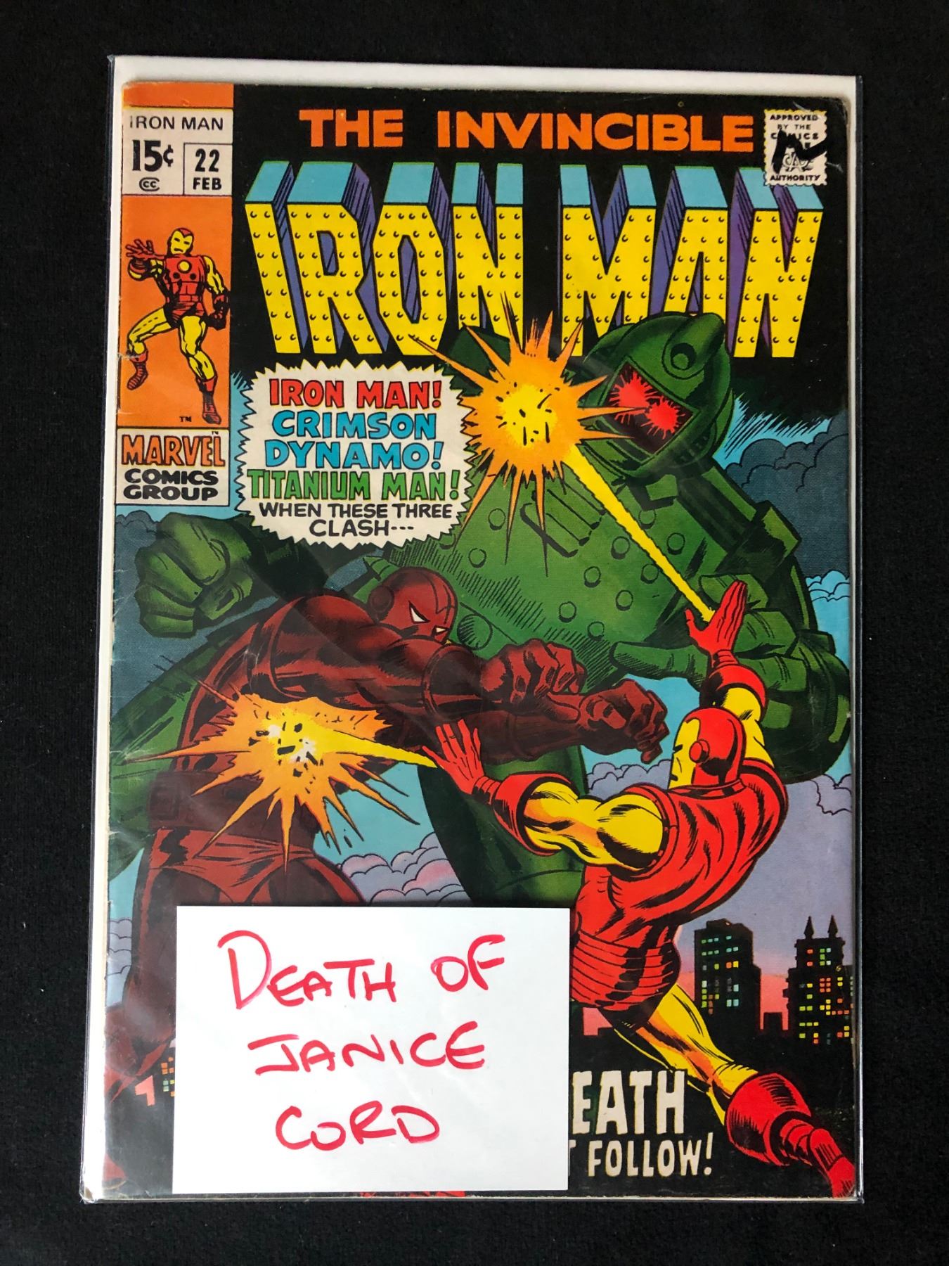 IRON MAN #22 (MARVEL COMICS)