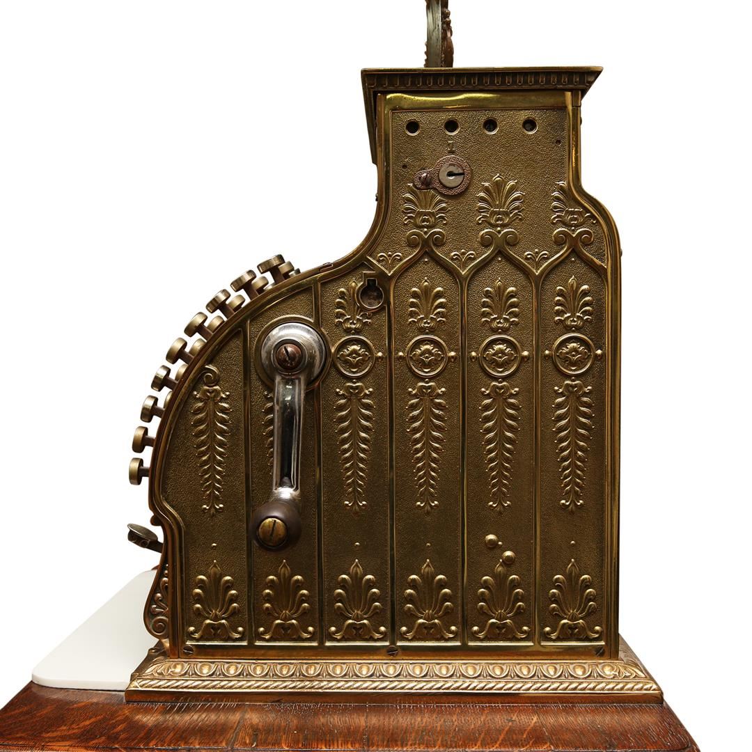 Vintage Brass Cash Register