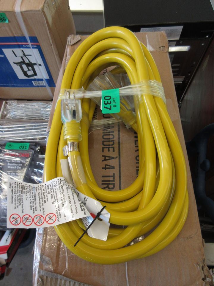 New Heavy Duty 25 Foot Multi End Extension Cord