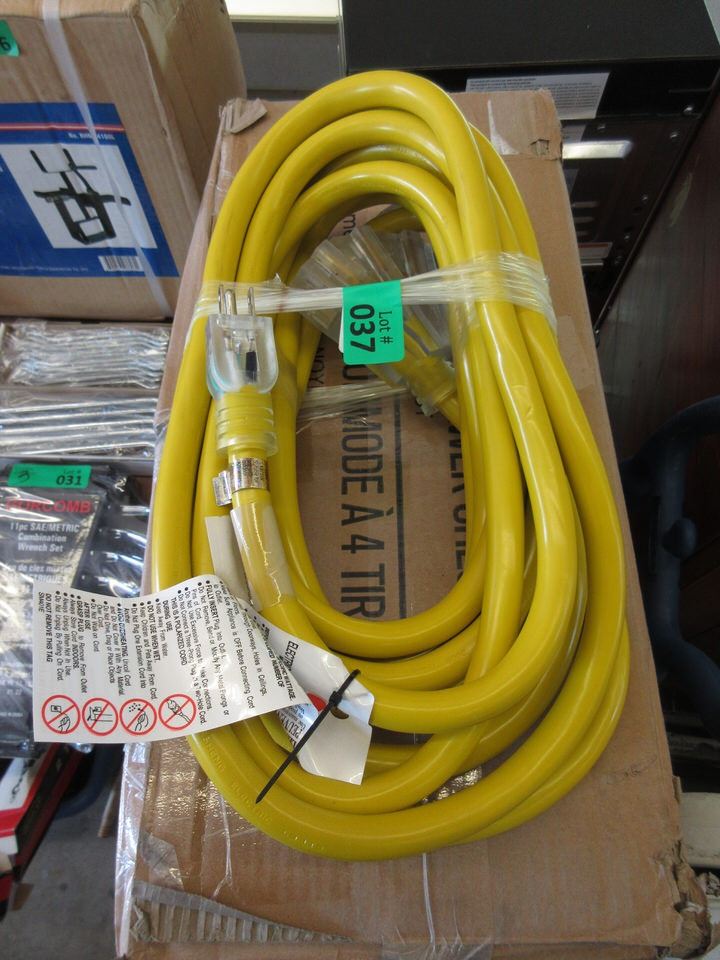 New Heavy Duty 25 Foot Multi End Extension Cord