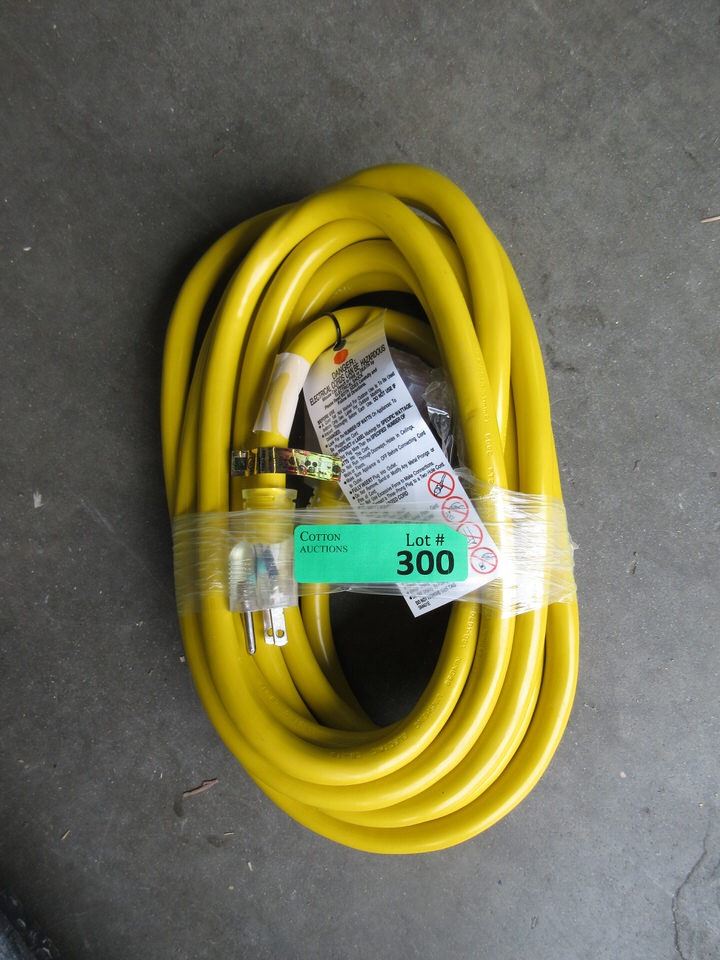 New Heavy Duty 25 Foot Multi End Extension Cord